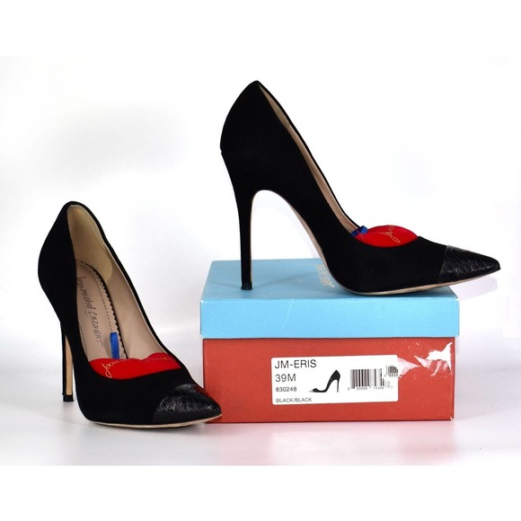 Cazabat | Shoes | B Jean Michel Cazabat Eris Black Suede Lizard Pointed ...